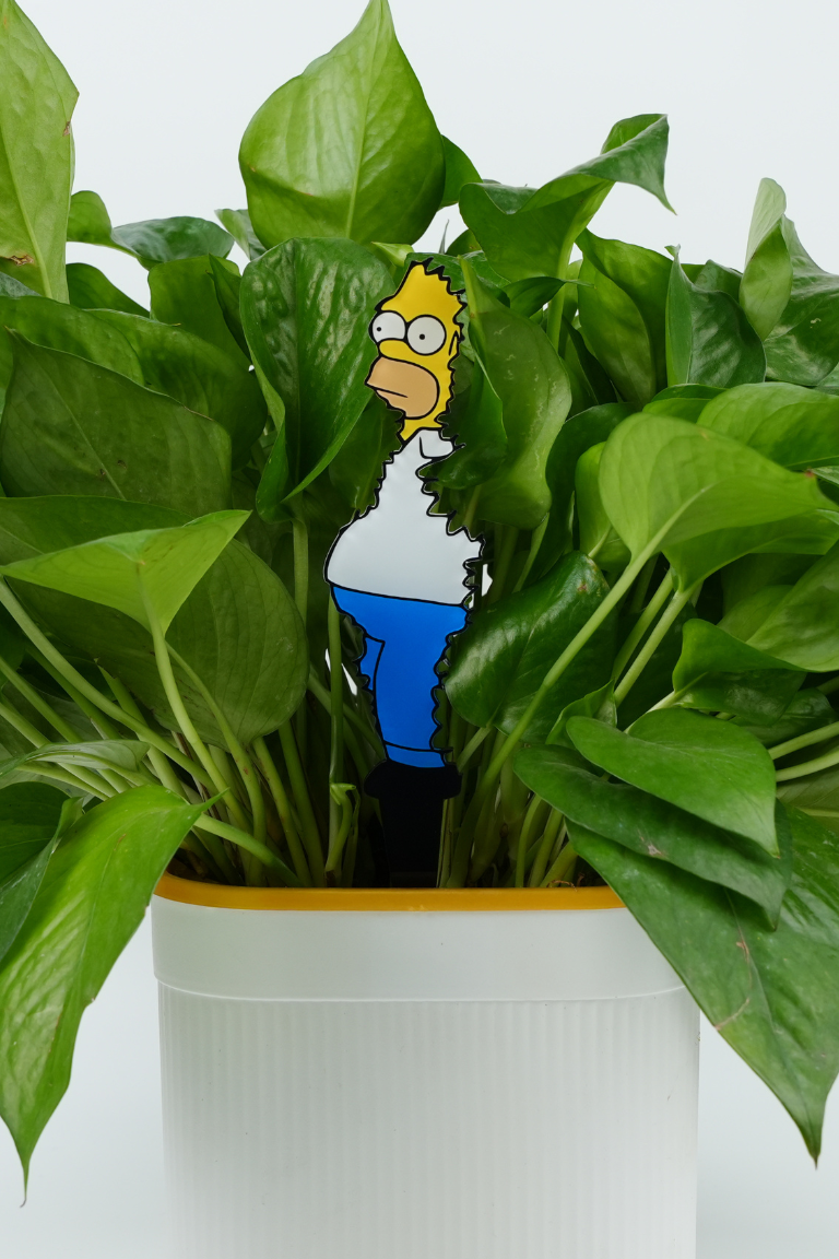 Homer Plant Stake Sign – Homer In The Bushes